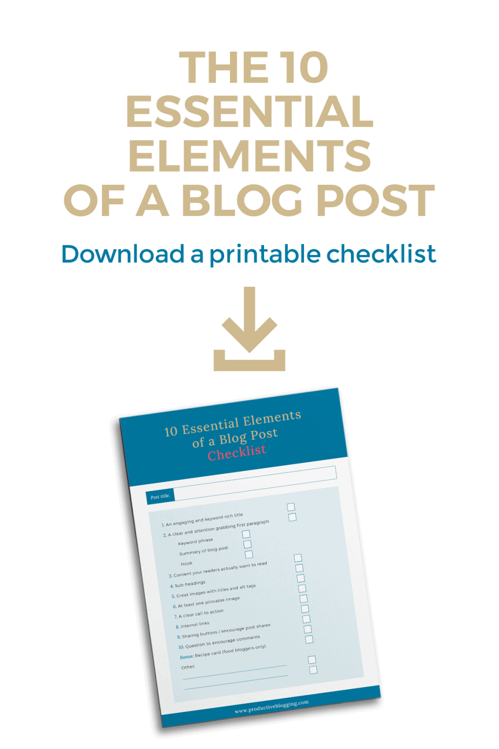 The 10 essential elements of a successful blog post [2026] - Productive ...