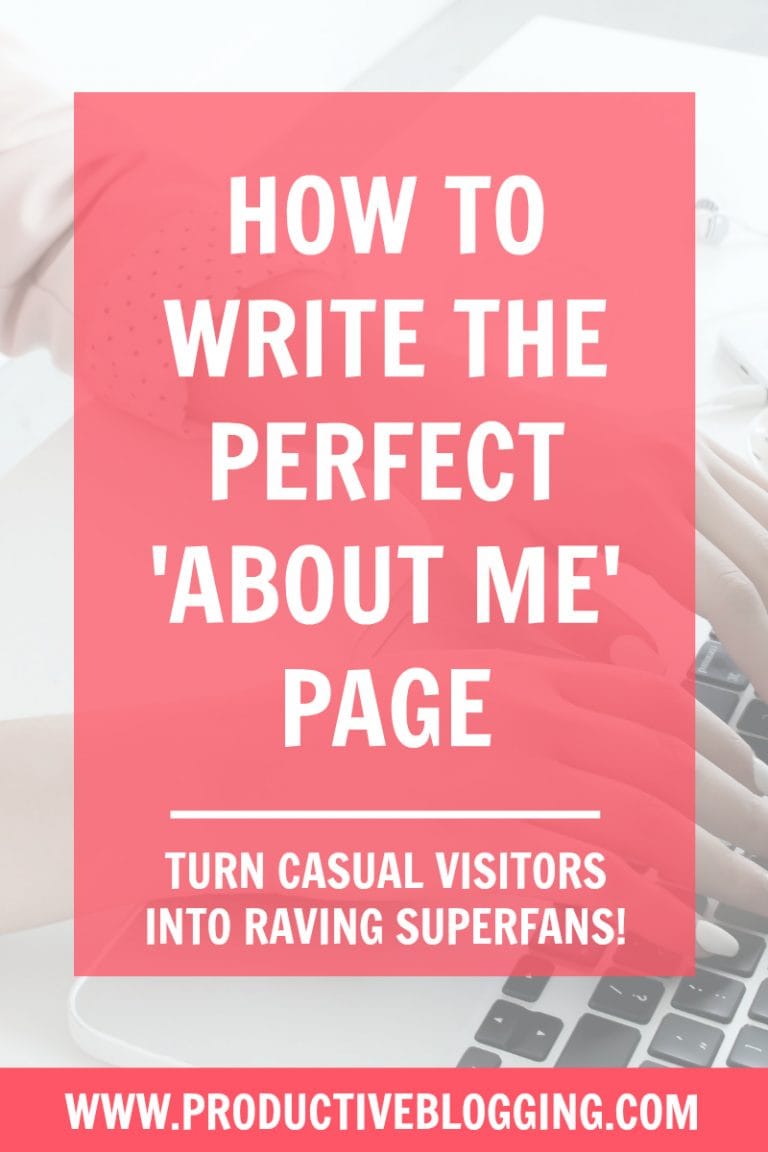 How to write the perfect ‘About Me’ page for your blog (with examples ...